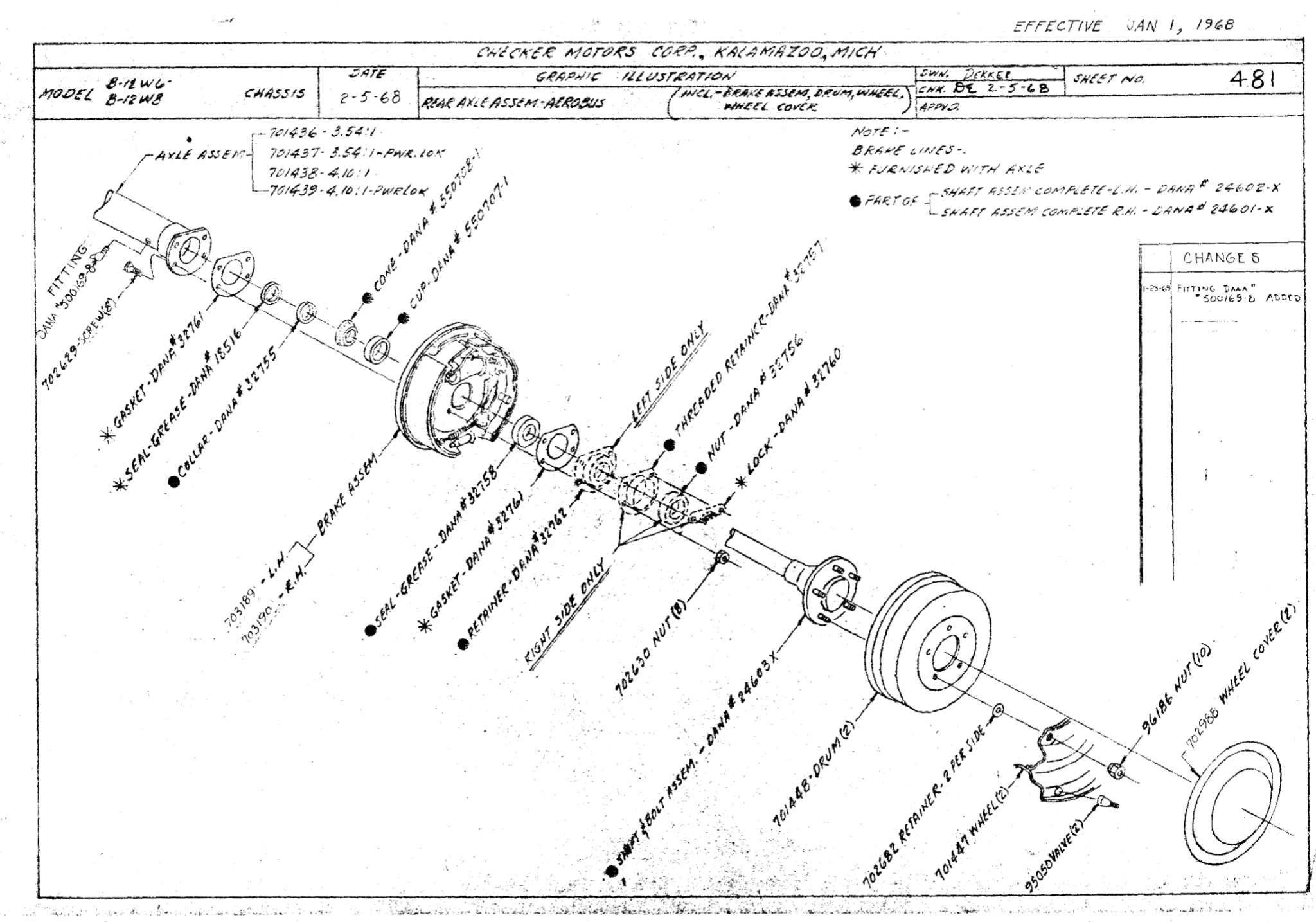 Rear End Work on the Checker | The Longhorn Engineer