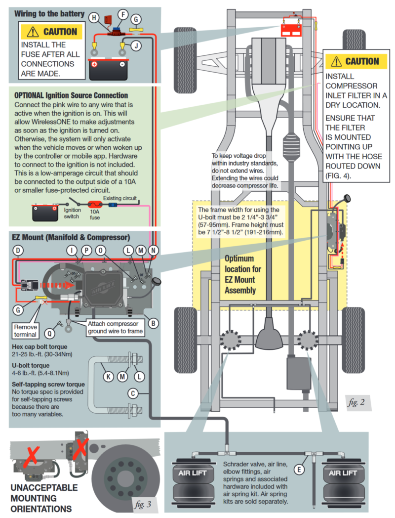AIR LIFT Rear Helper Air Springs for the Wagoneer | The Longhorn Engineer